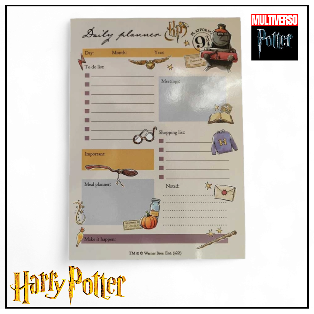 Daily Planner Harry Potter – Multiverso Potter